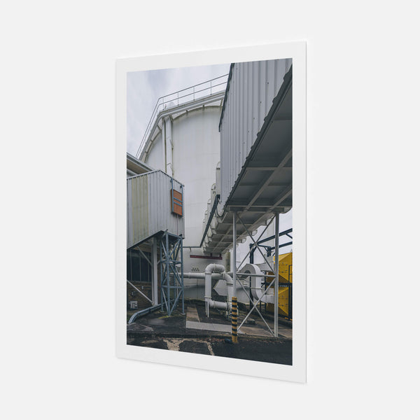 HIFAR Access Corridor – Industrial Framework & Engineering Art Print ...