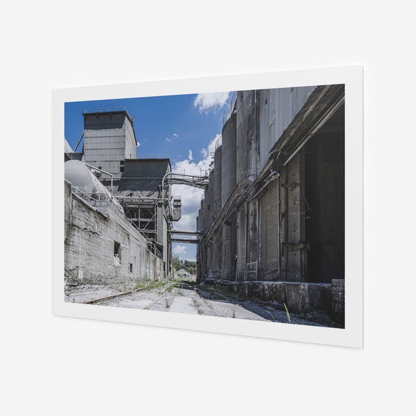 The Dispatch Yard | Kandos Cement Works Industrial Art Print - Lost ...