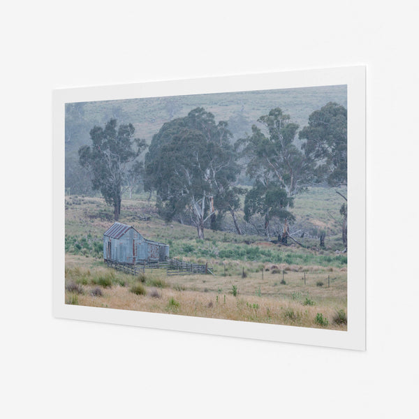 The Woolshed in the Mist – Rural Art Photography Print for Wall Art ...