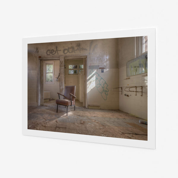 Abandoned Sanatorium Chair – Atmospheric Art Photography Print - Lost ...