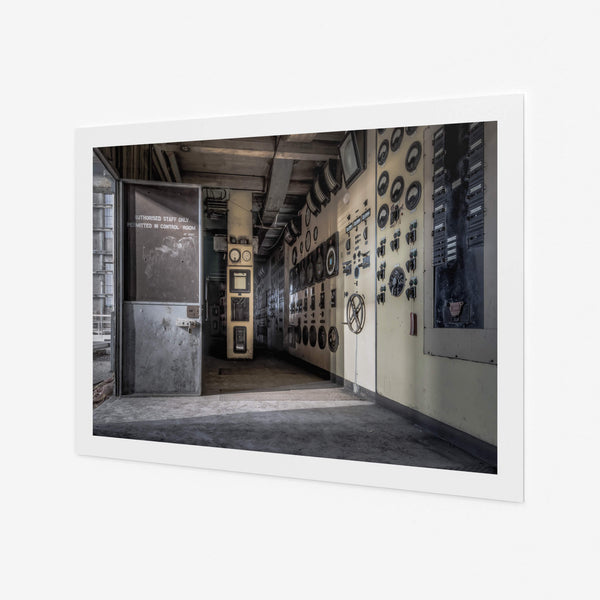 White Bay Power Station – Boiler House Control Room Photography Print ...